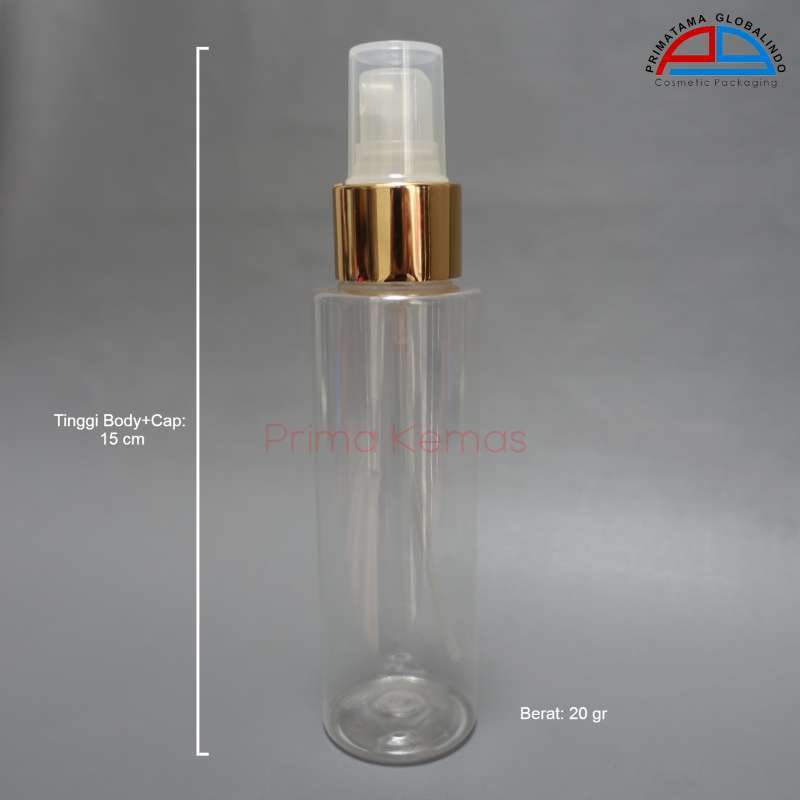 Jual Botol Sprayer 100 Ml - Botol Kosmetik 100 Ml - Botol Skincare Pet ...
