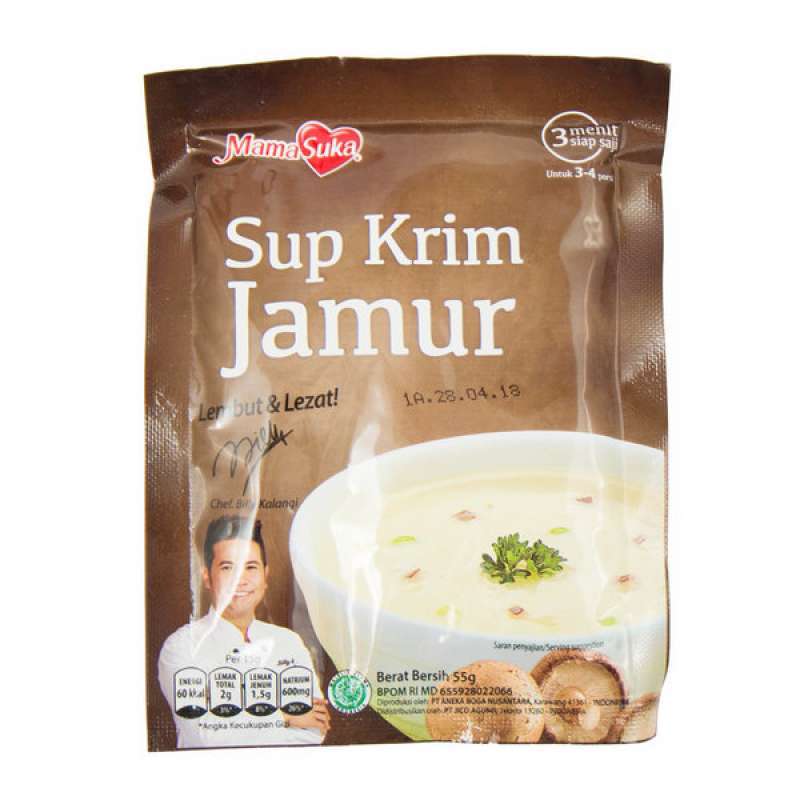 Jual Mamasuka Sup Krim Jamur 50g - Mama Suka Instant Mushroom Cream ...