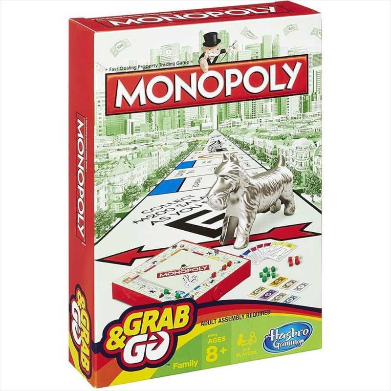 Jual Hasbro Games B1002 Monopoly Grab and Go Board Game Original di Seller Cupliss Official ...