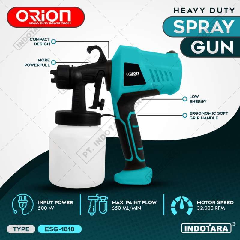 Jual Alat Semprotan Cat Spray Gun Air Dust Orion Esg-1818 Di Seller Pt ...