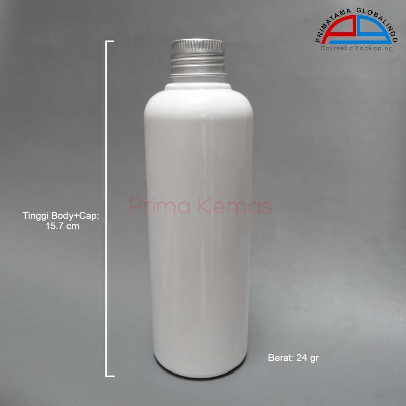 Promo Botol Cap Screw Aluminium 250 ml - botol skincare Prima Kemas ...