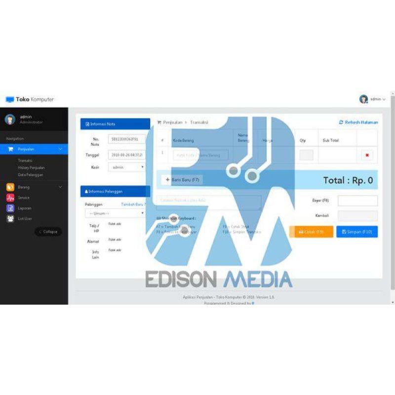Jual Source Code - Aplikasi Penjualan Alat Elektronik Komputer HP ... Jual Source Code - Aplikasi Penjualan Alat Elektronik Komputer HP ...