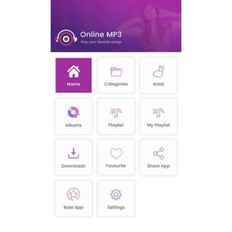 Jual Source Code Android - Aplikasi Pemutar Lagu Online di Seller P ...