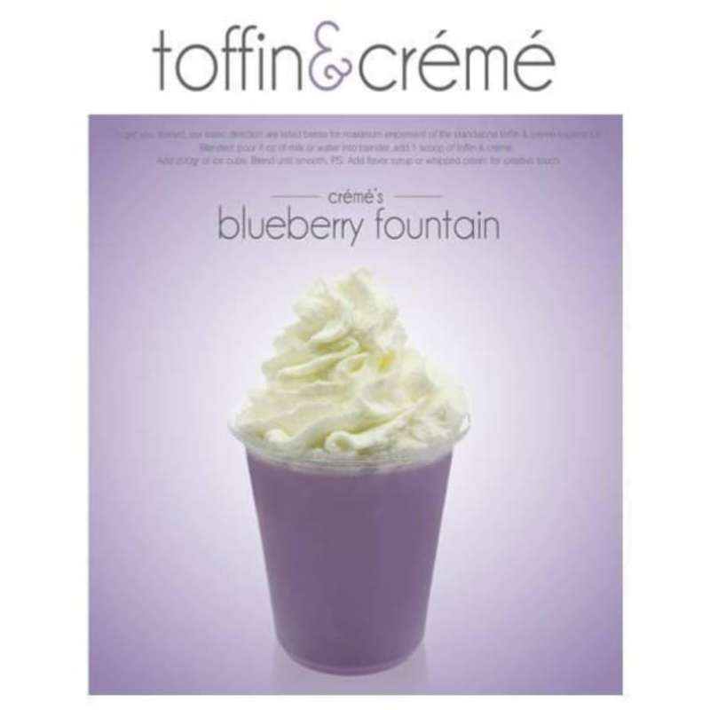 Jual Toffin Frappe Powder Blueberry Fountain 800 Gram Di Seller Sahabat ...