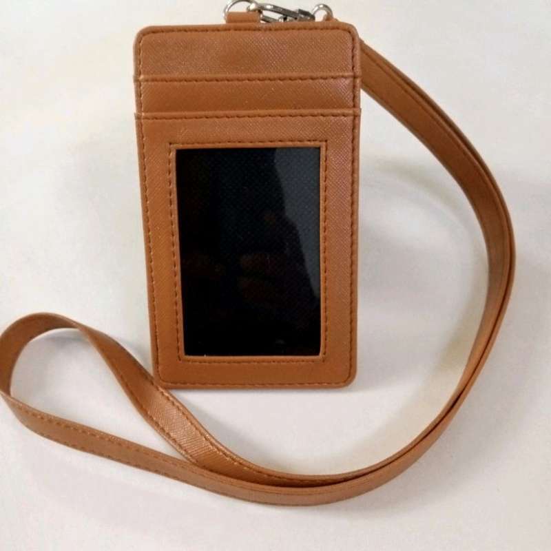Jual ID card holder 4 sisi - Name Tag 4 Kartu - Name Tag dengan Tali di ...