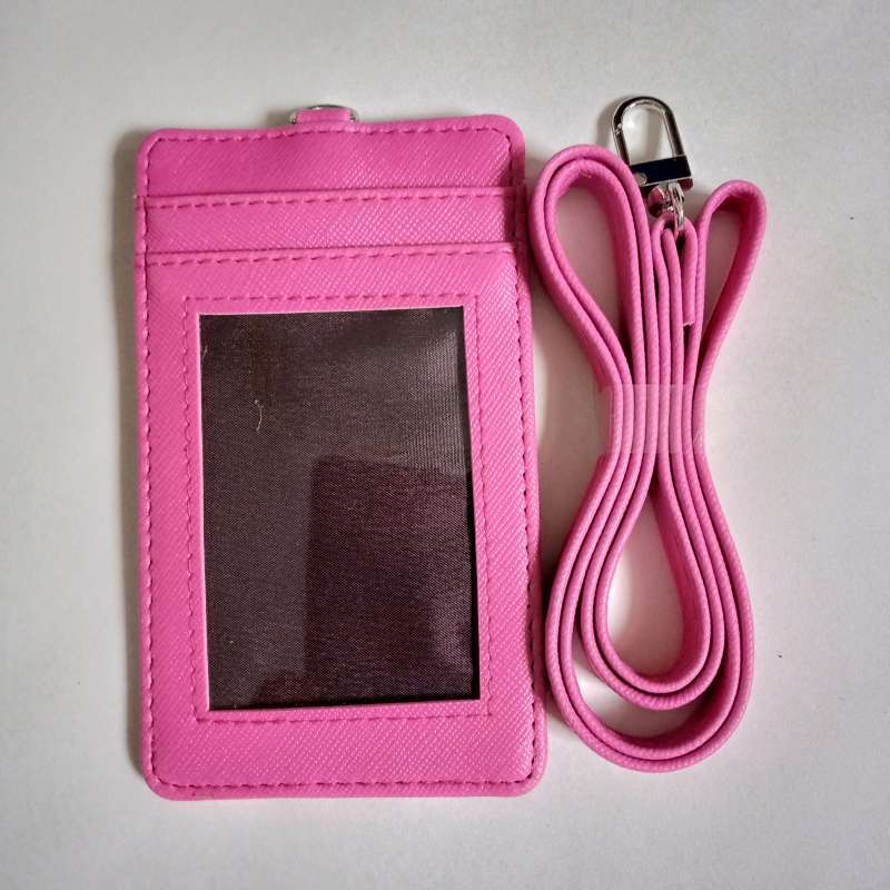 Jual ID card holder 4 sisi - Name Tag 4 Kartu - Name Tag dengan Tali ...