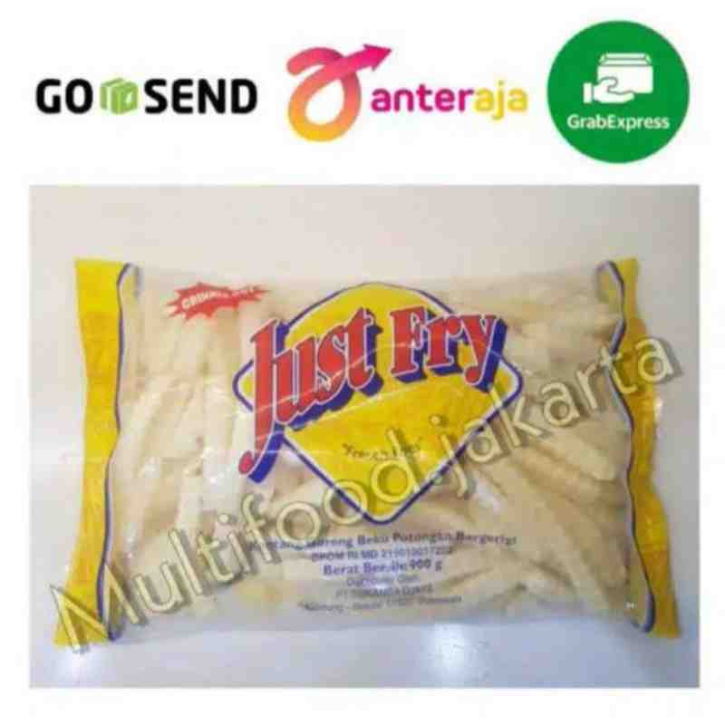 Jual Kentang goreng / french fries crinkle cut just fry 900gr di Seller Multifoodjakarta ...