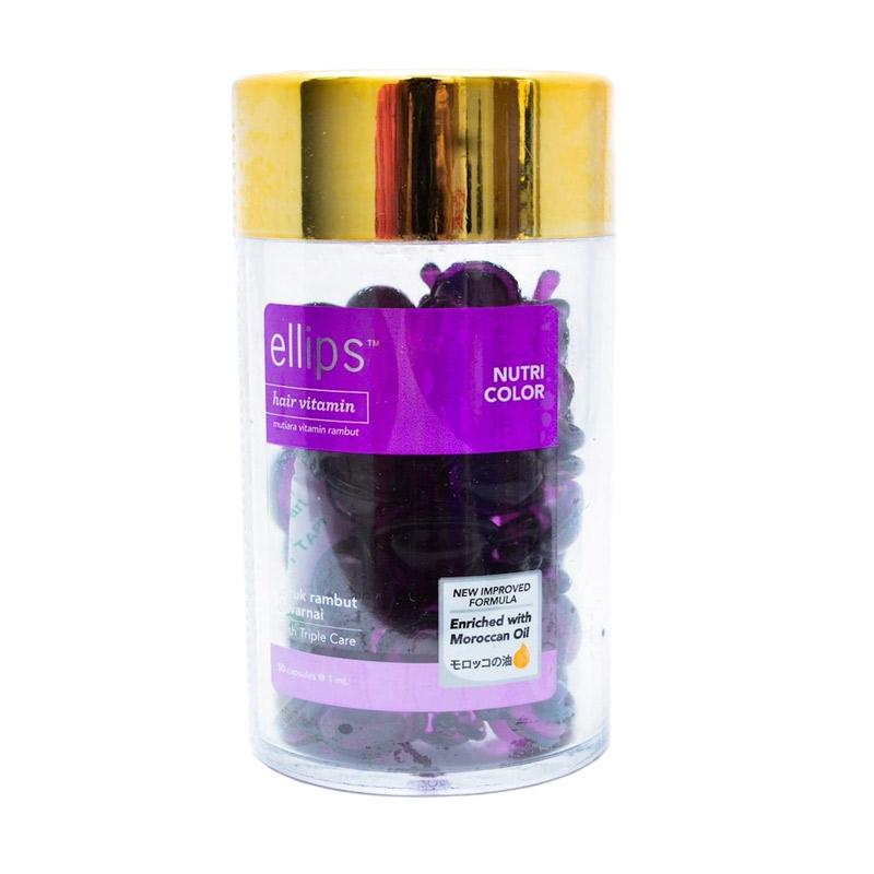 Jual Ellips Nutri Color Hair Vitamin [50 Kapsul] - Purple di Seller ...