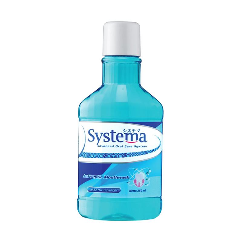 Jual Systema Menthol Breeze Mouthwash [250 mL] di Seller Lottemart Solo ...