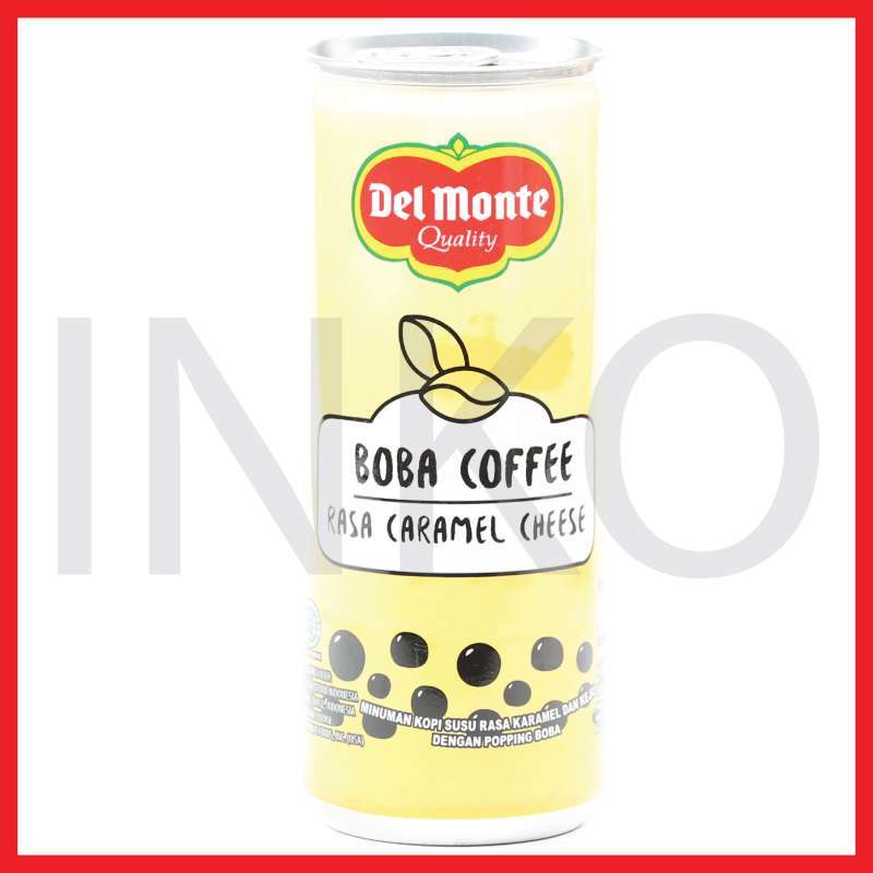 Jual DEL MONTE BOBA COFFEE RASA CARAMEL CHEESE 240ML di Seller inko ...