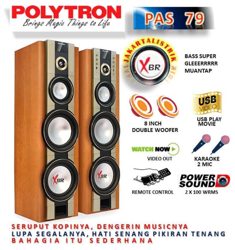 Jual SPEAKER AKTIF POLYTRON PAS 79 GARANSI RESMI di Seller JL ...