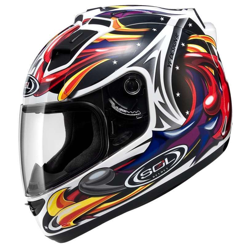 Jual Helmet Motor Cross Full Face 68S MAGICIAN Include Backup ...