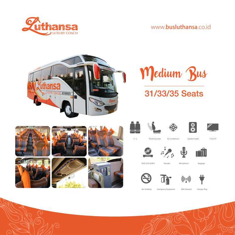 Promo Luthansa Luxury Coach Sewa Bus Pariwisata Tujuan Jawa Timur [6 ...