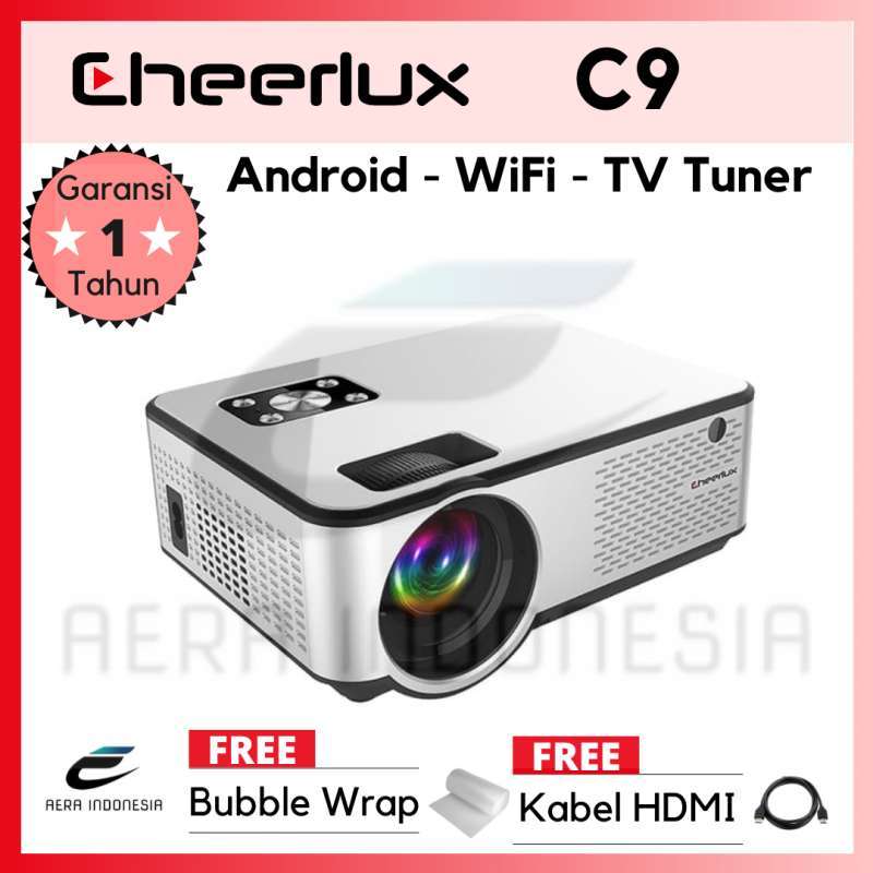 Jual Proyektor Cheerlux C Android WiFi Mini LED Projector Lumens P Di Seller Aera