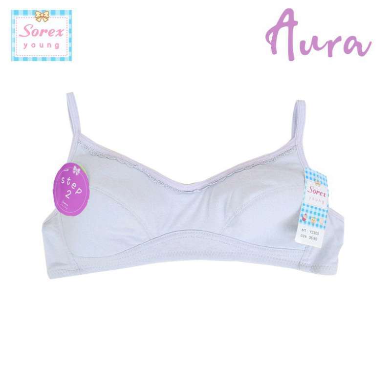 Jual Sorex Young Bra Remaja Busa Tipis Step 2 Tanpa Kawat Kait 2 Cup B ...