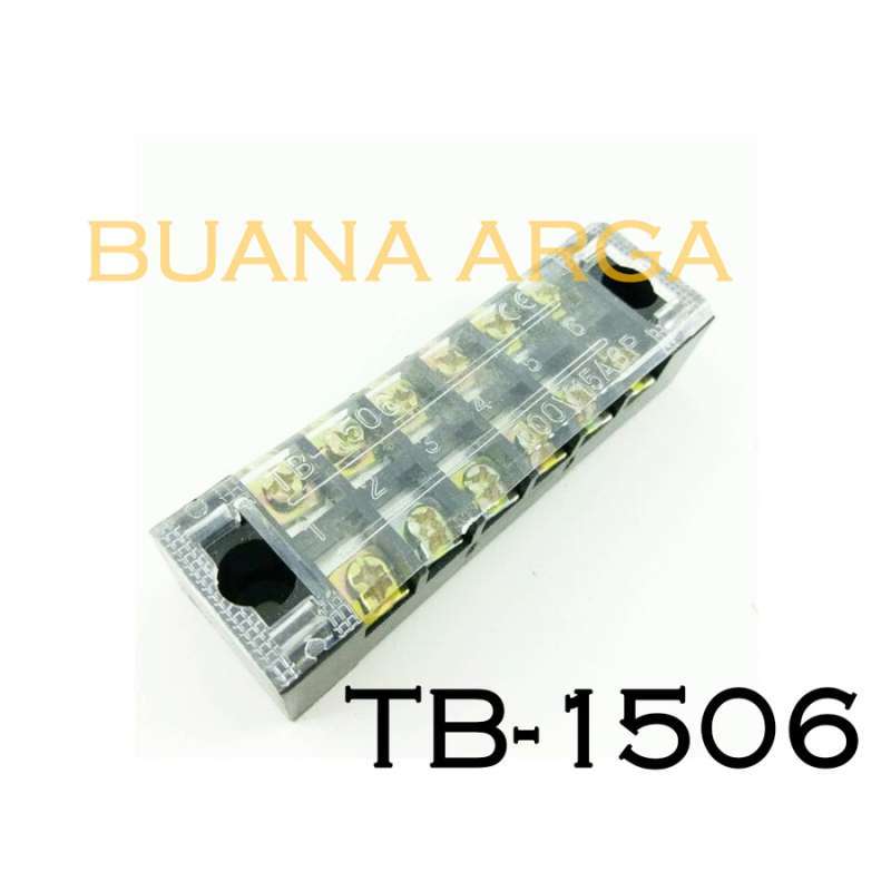 Jual Terminal Block TB 15A TB-1506 / TB1506 6 Pole Fort di Seller Buana ... Jual Terminal Block TB 15A TB-1506 / TB1506 6 Pole Fort di Seller Buana ...