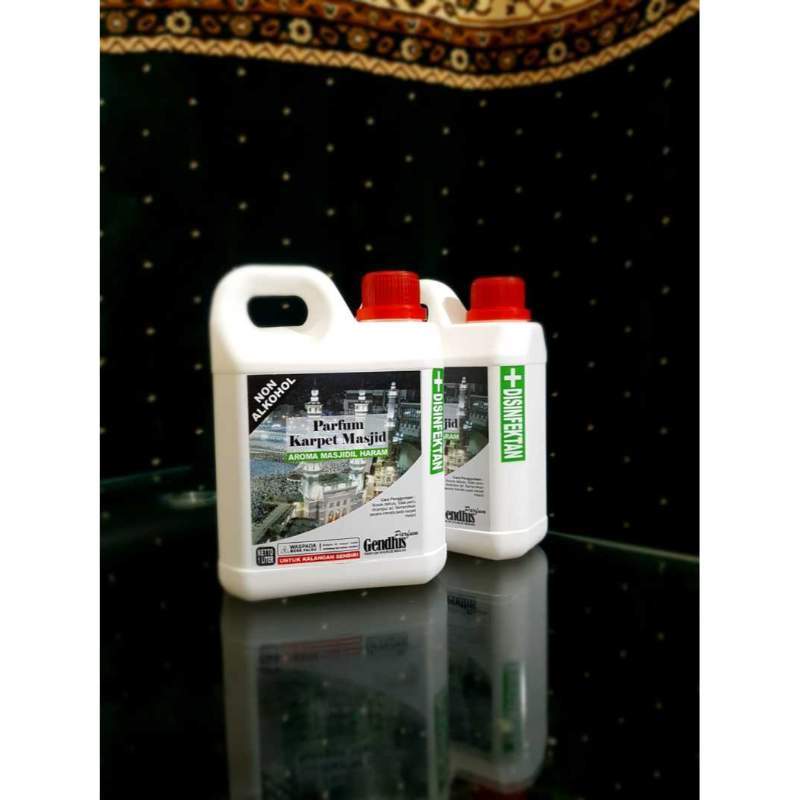 Jual Parfum Sajadah Karpet Masjid Plus Disinfektan 1 Liter Masjidil ...