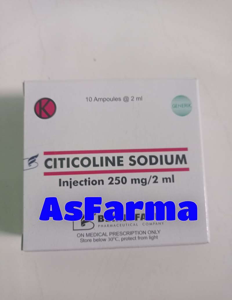 Jual Citicoline 250mg/2ml injeksi di Seller As Farma - Pal Meriam, Kota ...