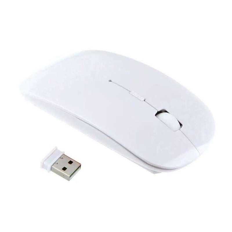 Jual Wireless Mouse Ultra Slim 2.4GHz Mouse WARNA PUTIH di Seller ...