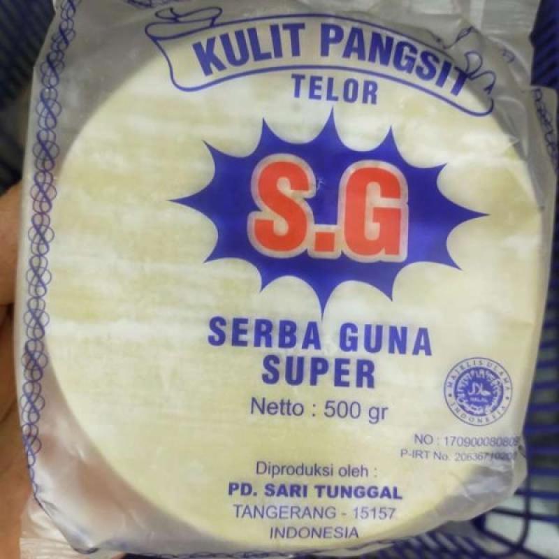 Jual Kulit Pangsit Bulat Telor S.g Super 500 Gram Di Seller Sinsin ...