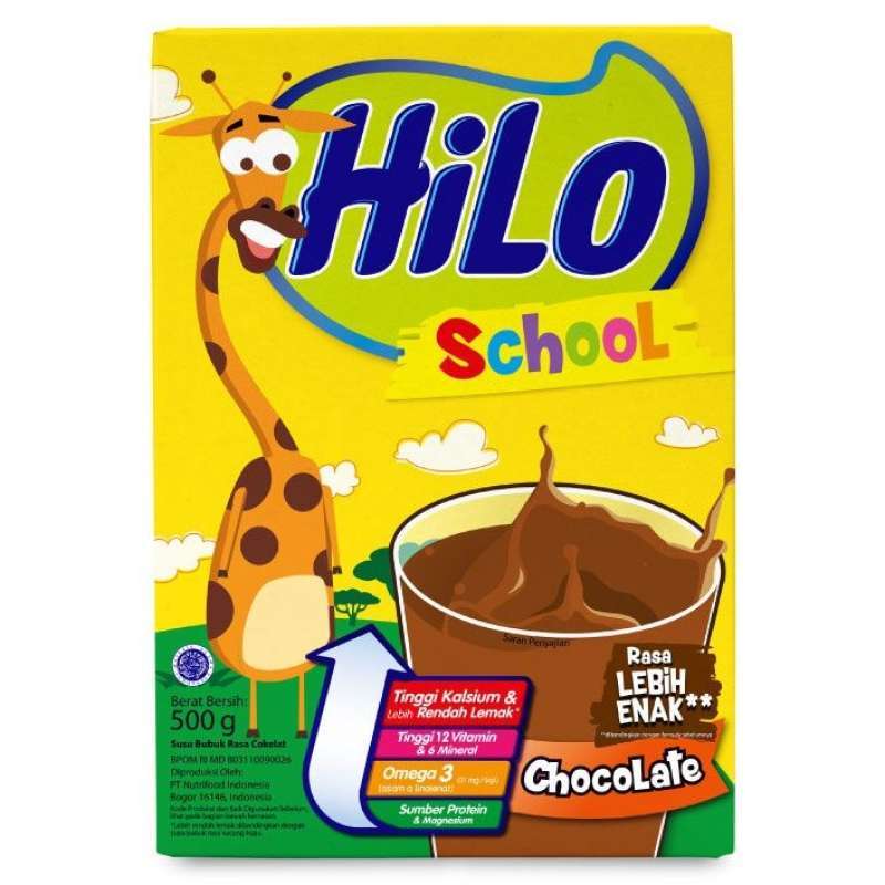 Jual Hilo School Chocolate [500 gr] Susu Bubuk Hi Lo Cokelat Coklat di ...
