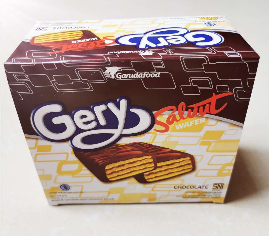 Jual Gery Salut Wafer Chocolate (24pcs/box) di Seller Langgan Bdg ...