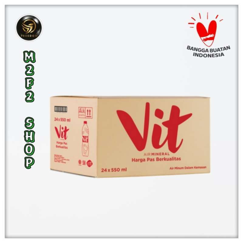 Promo Air Mineral Vit Botol Pet - 600 ml (Kemasan Karton) Diskon 12% di ...
