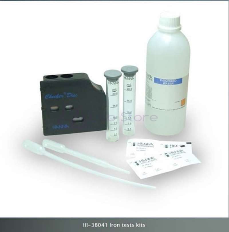 Jual Iron High Range Test Kit with Checker Disc, 100 test | Hanna HI ...