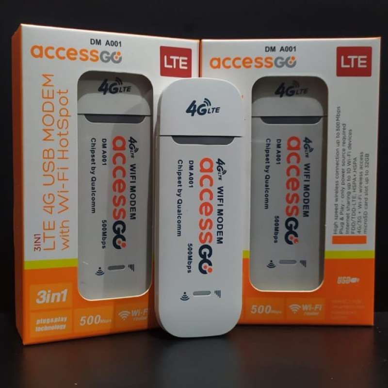 Jual USB Modem Wifi Hostspot AccessGo DM-A001 3in1 Unlock Support ...