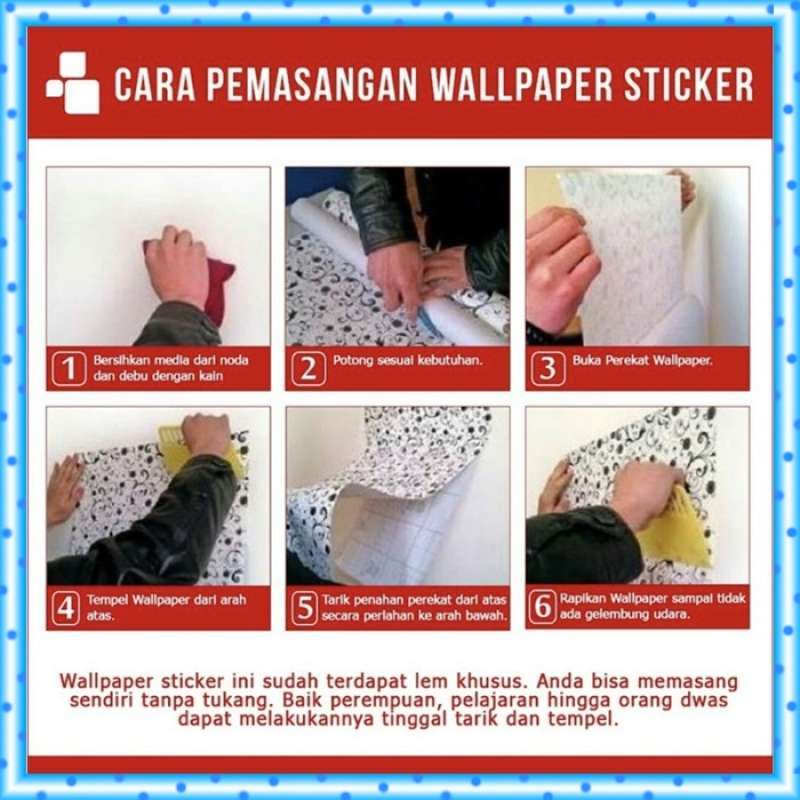 Jual Wall Sticker Dinding Kamar Wallpaper Dinding Ruang Tamu Motif ...