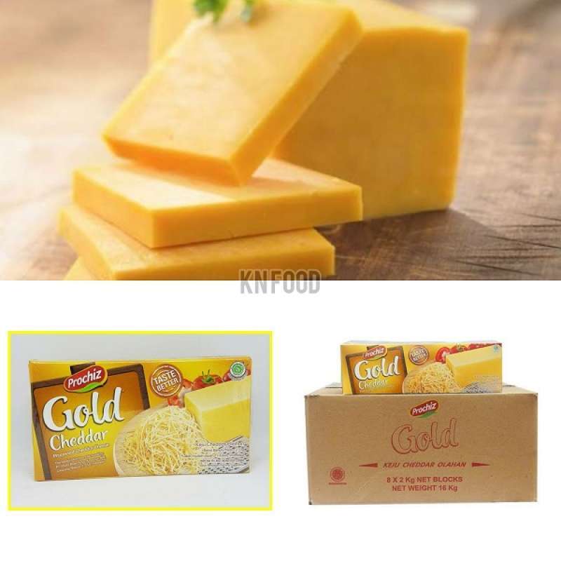 Jual Prochiz Keju Gold [Kotak / 170 g] keju parut di Seller KN FOOD ...
