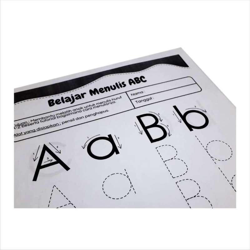 latihan menulis untuk tk