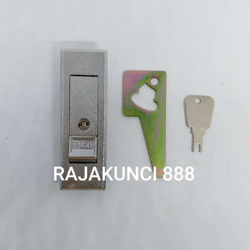 Jual Kunci panel push lock with key MS603-3 / Kunci panel / Box panel ...