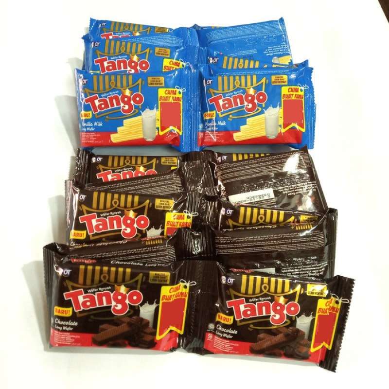 Jual Tango Wafer Vanilla 21 Gr - ( Harga 1 Karton Isi 12 Renceng X 10 ...