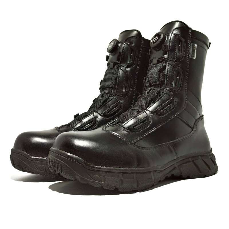 Jual Sepatu Safety Boots Pria Tactical Outdoor Kulit Asli Sepatu ...