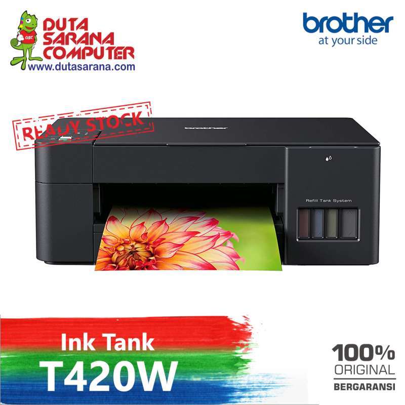 Jual Printer Brother Dcp-t420w T420 Inkjet Aio Print Scan Copy Wifi ...
