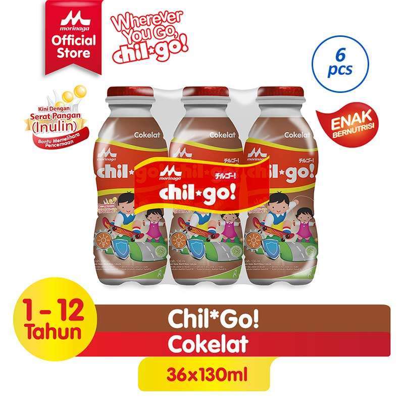 Jual SMG/JOG/SOLO - Morinaga Chil Go Cokelat Susu UHT [6 pcs/ 130 mL ...
