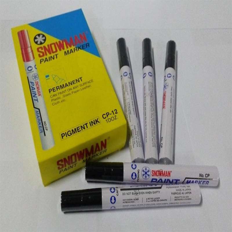 Spidol Snowman Hitam 🔥 - Terlengkap & Harga Terbaru Juni 2026