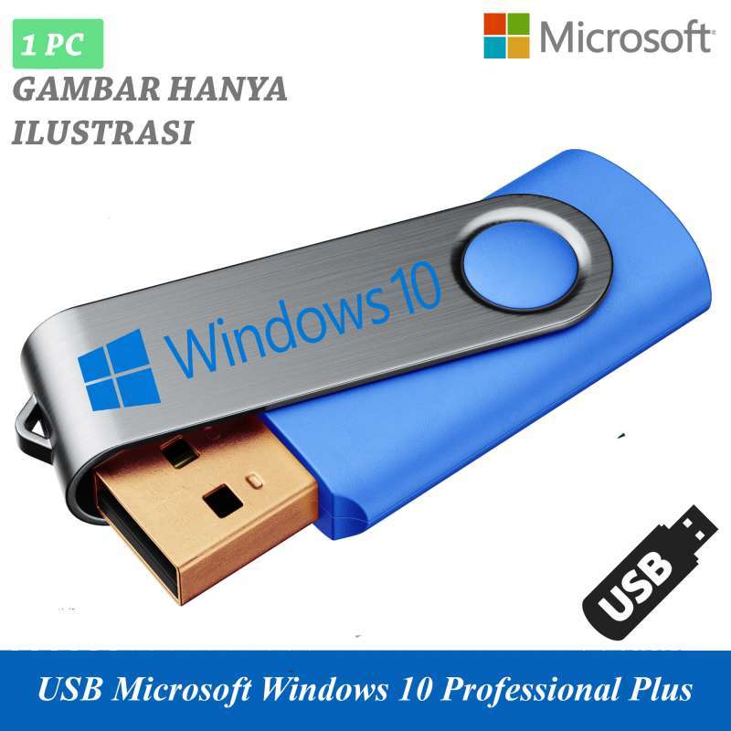 Jual Microsoft Windows 10 Pro Professional Original Lisensi Key + USB ...