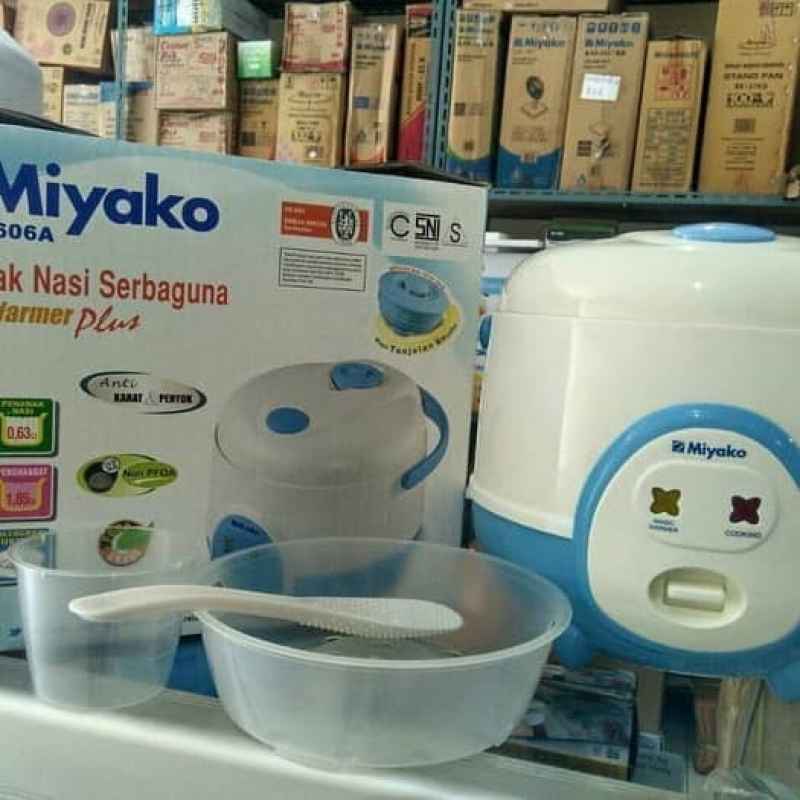 Jual MIYAKO MCM- - 606A RICE COOKER 3IN1 GARANSI RESMI WARNA BIRU ...