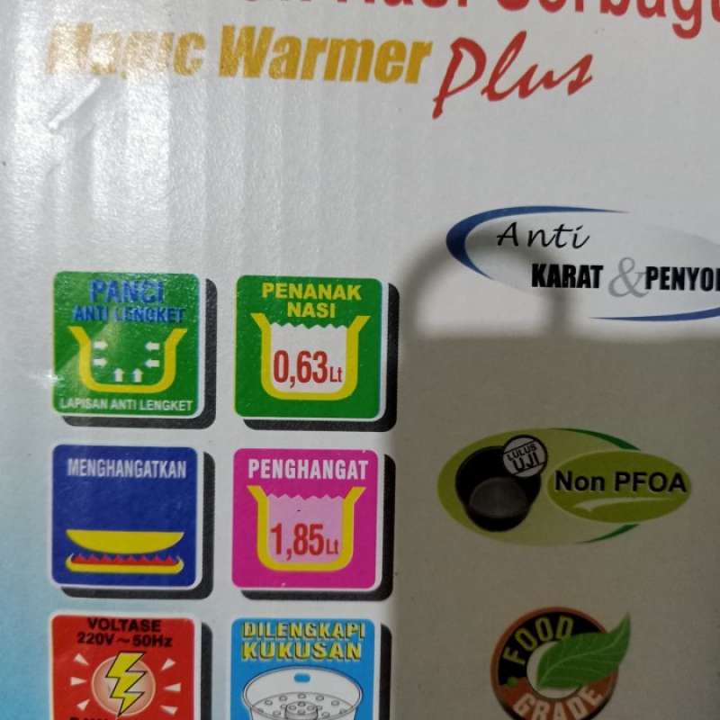 Jual MIYAKO MCM- - 606A RICE COOKER 3IN1 GARANSI RESMI WARNA BIRU ...