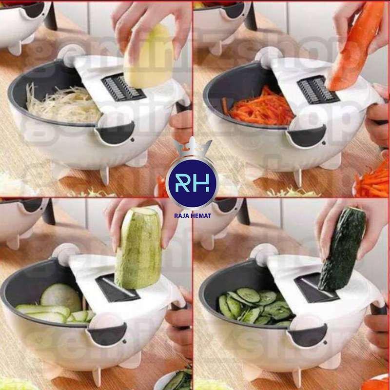 Jual Pengiris Sayur Dan Buah || Parutan Pengiris Serbaguna Baskom Di ...