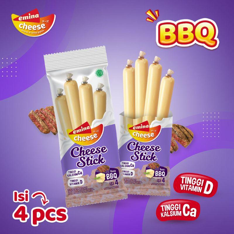 Jual Offline Store - Emina Stick Cheese BBQ Makanan Instan [4 Stick/ 12 ...
