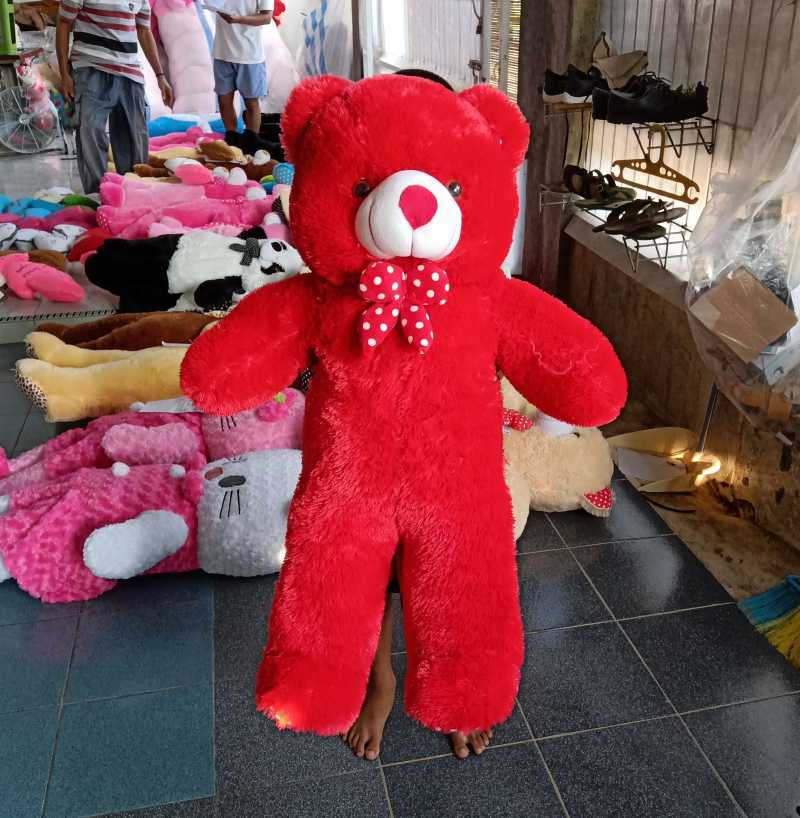 Jual Boneka Teddy Bear Jumbo GRATIS UKIR NAMA ATAU CETAK FOTO - Merah ...