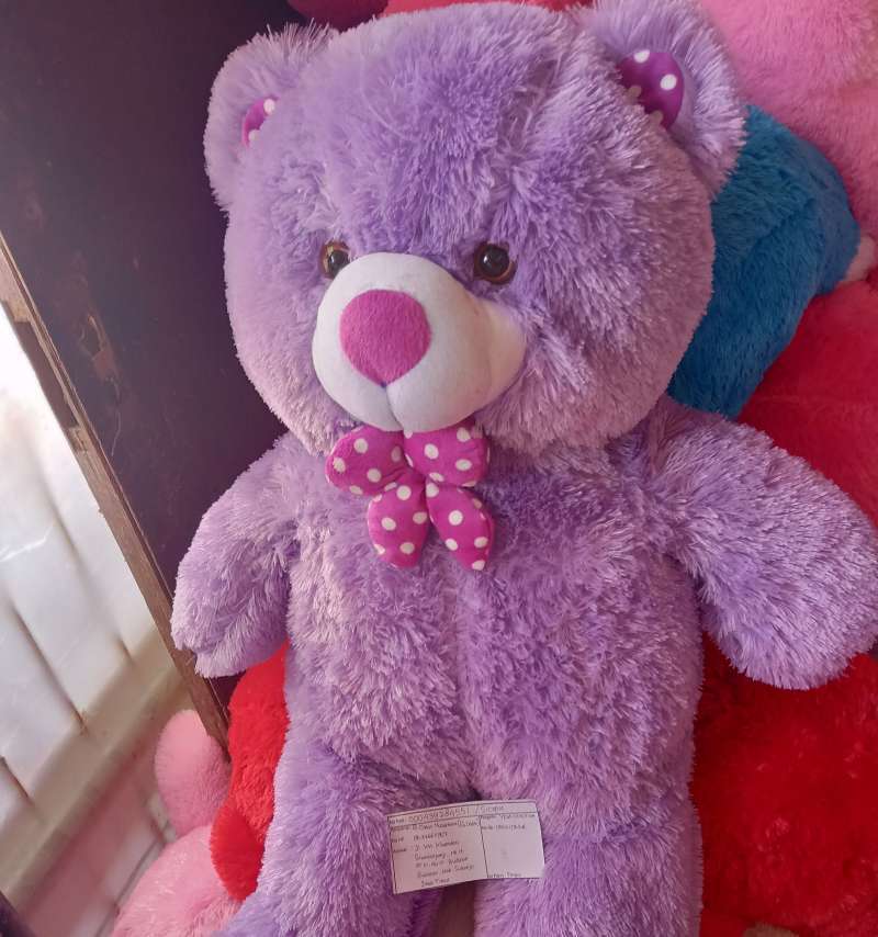 Jual Boneka Teddy Bear Jumbo GRATIS UKIR NAMA ATAU CETAK FOTO - Ungu di ...