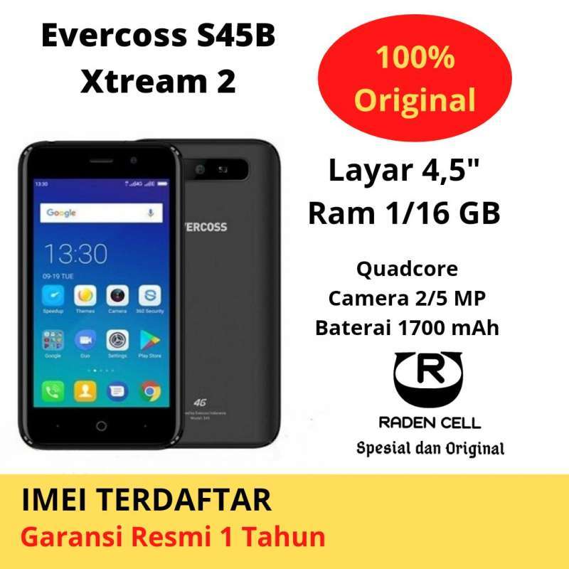 Evercoss Xtream 2 S45 B 🔥 Harga & Spesifikasi Terbaru Maret 2025