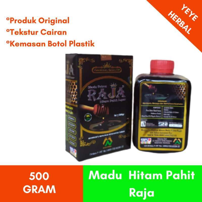 Jual Madu Raja Hitam Pahit Super 500 gram di Seller Yeye Herbal ...
