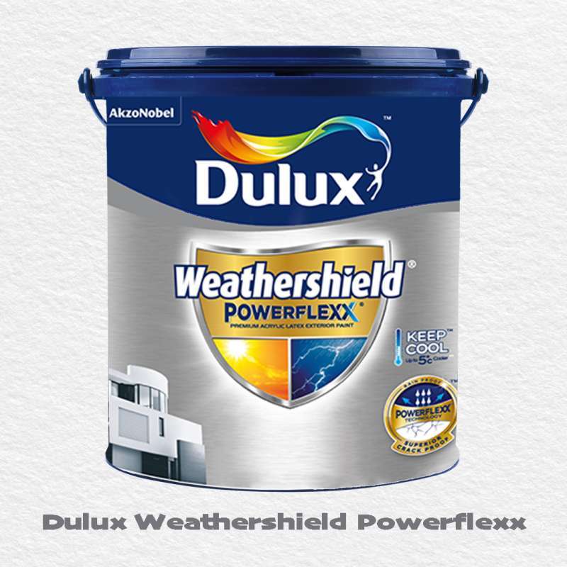 Jual Cat Tembok Dulux Weathershield Powerflexx Brilliant White 2290 2 5