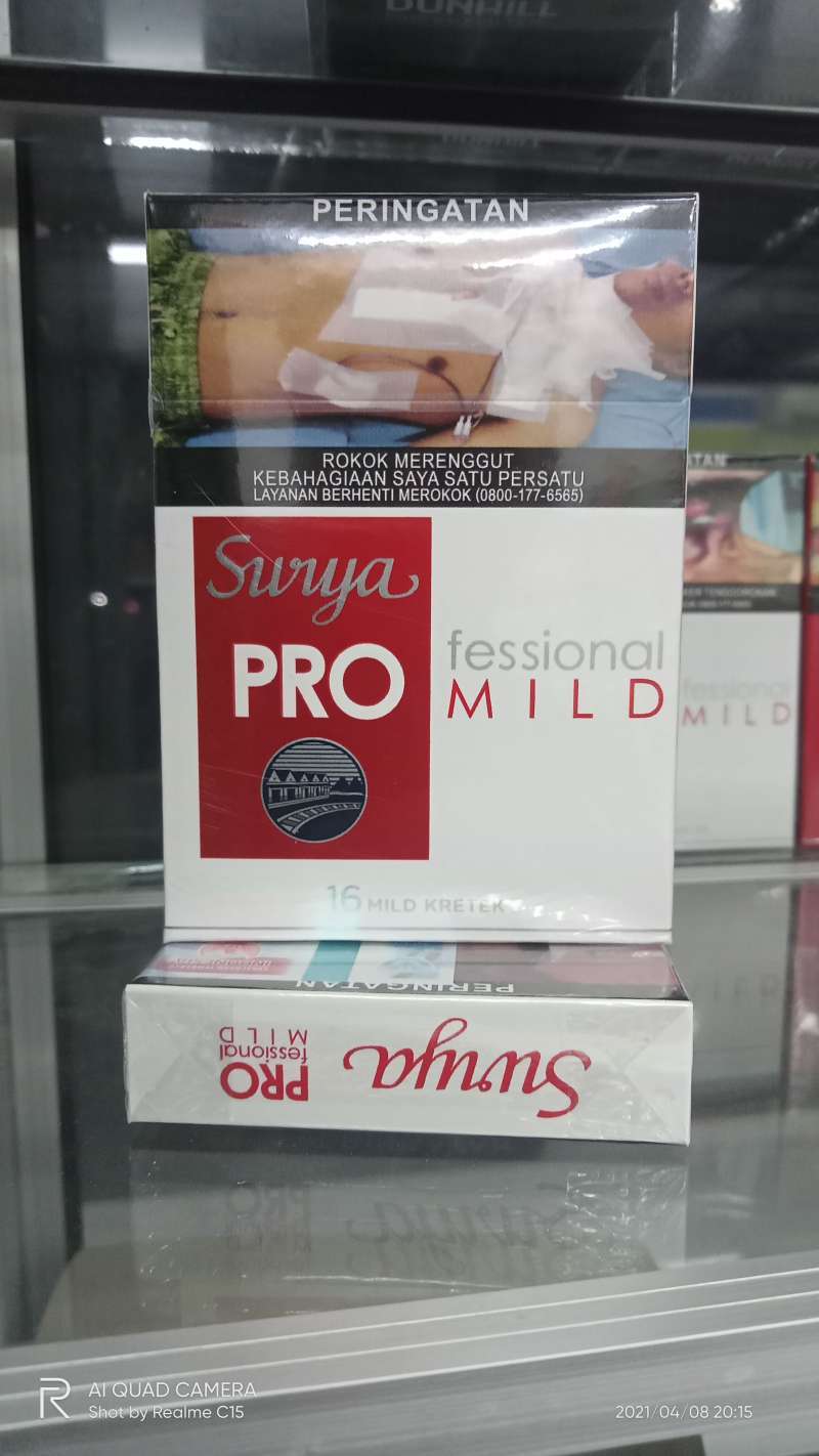 Jual Rokok Gudang Garam Surya Pro Mild Putih 16 1slop Cukai 2021 di ...