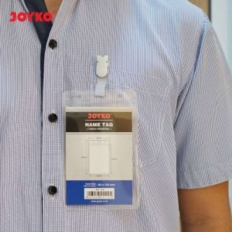 Jual Joyko Name Tag 84x124mm / Tanda Pengenal Joyko NT-64 di Seller ...